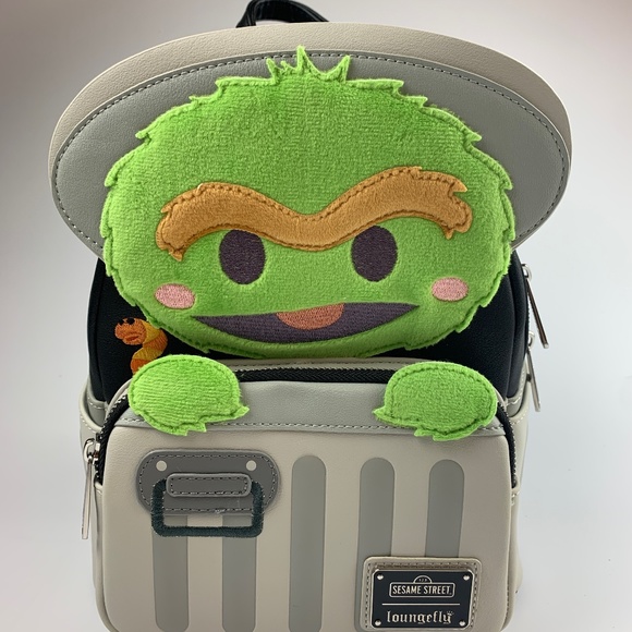 Loungefly | Bags | Nwt Oscar The Grouch Sesame Street Loungefly Mini ...